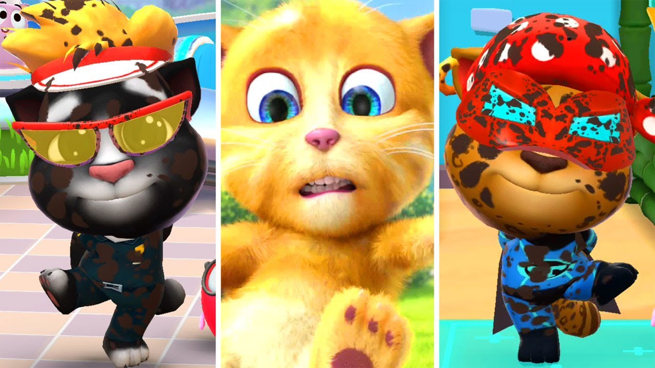 Games with Tom and Ginger / My Talking Tom 2, My Talking Ginger - YouTube