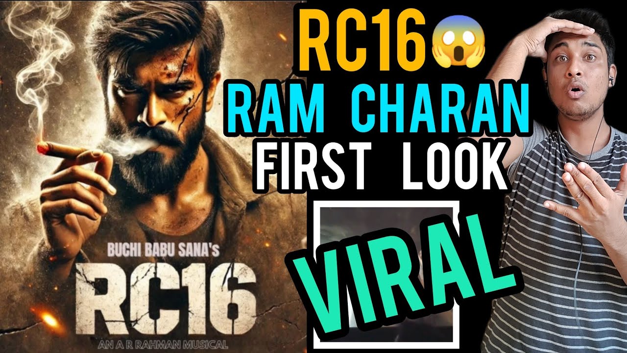 RC16 RAM CHARAN First Look Viral | RC16 Update | RAM CHARAN Upcoming ...