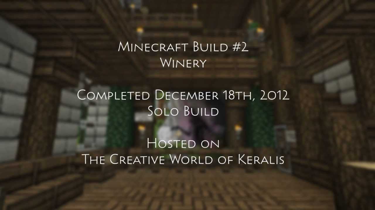 Winery - Minecraft Build #2 - YouTube