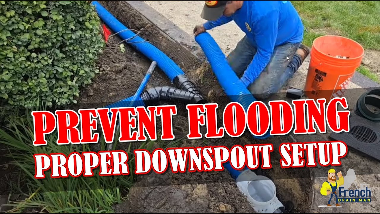 MAX FLOW: How to Combine Two Downspouts — Spoiler: We Added a Yard ...