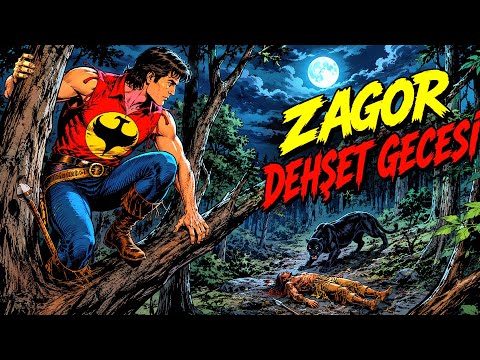 💬 ZAGOR Sinematik Seslendirmeli Çizgi Roman | Karanlıktaki Canavar 1 | DEHŞET GECESİ