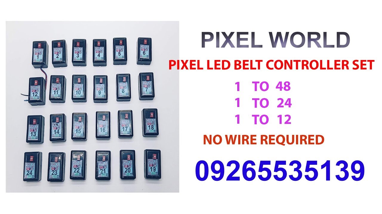 pixel led belt 24 controller set | phase neutral | roadshow | dom ...