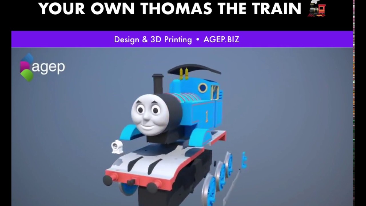 How to 3D Print your own Thomas the Train 🚂 - YouTube