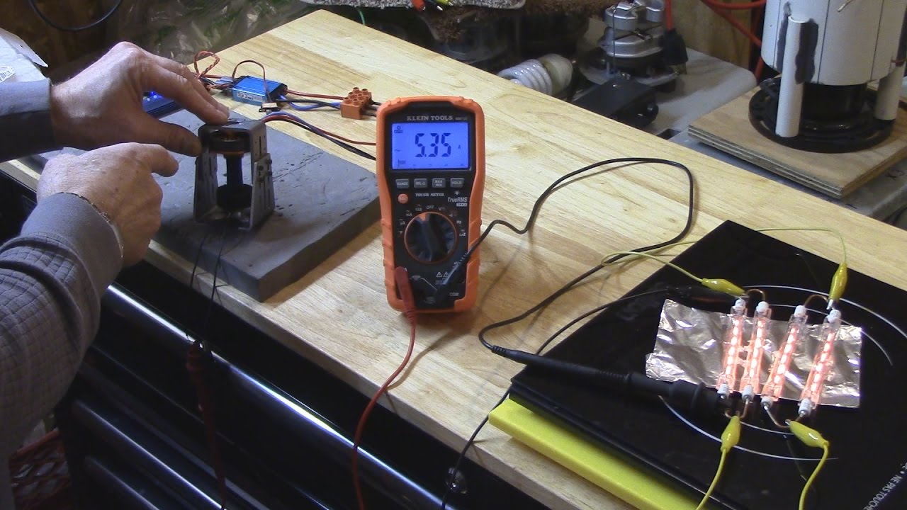 Maximum Efficiency from a Drum Motor to a Generator - YouTube