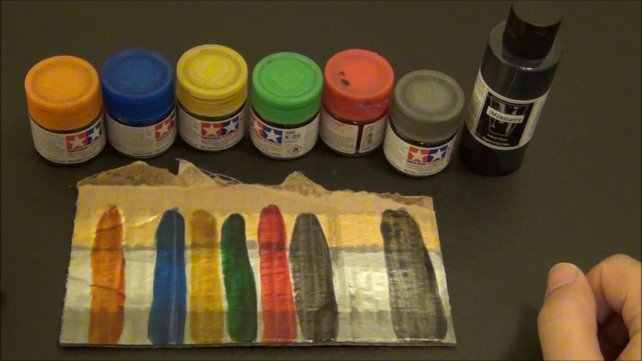 Long Ramble: Tamiya Clear Paint Range and Candy Color Effect - YouTube