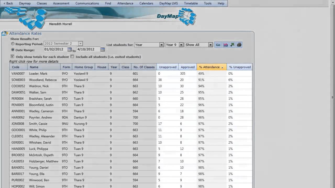 DayMap - Attendance Administration: Absence Codes - YouTube