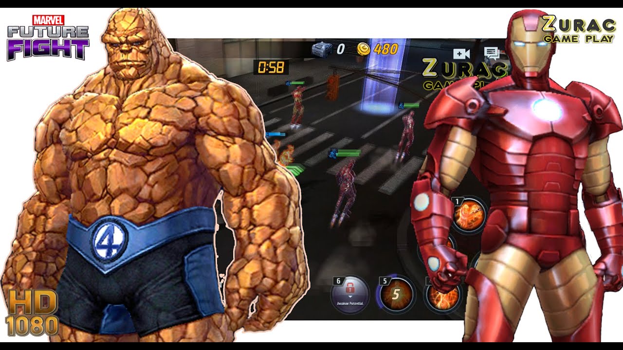 THE THING , IRON MAN, Marvel Future Fight - YouTube