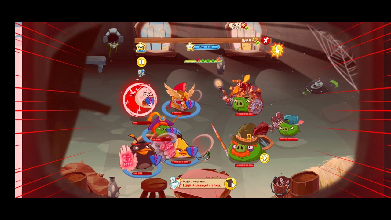 Defeat Cave 25 Stages 6-9 with Weapon-Swapped Birds | Angry Birds Epic ...