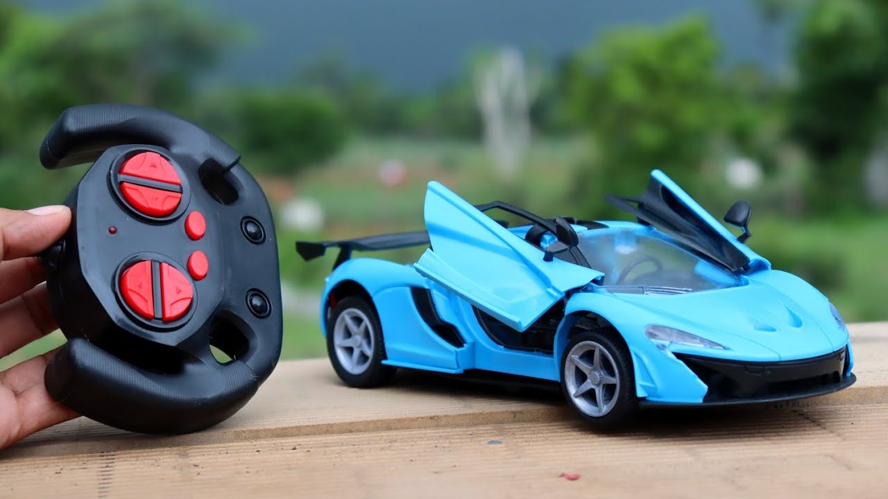 RC BLUE FERRARI CAR UNBOXING AND TESTING || NODAL CAR UNBOXING - YouTube