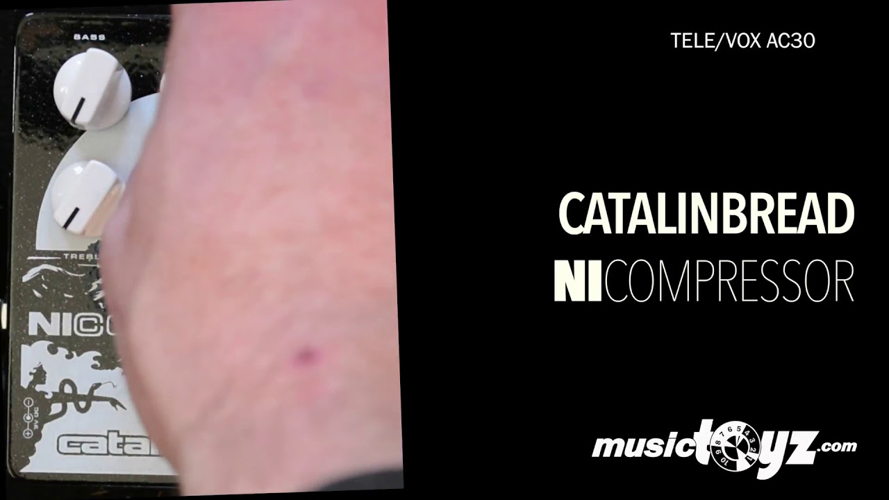 Catalinbread NiCompressor Guitar Effects Pedal in Black or White - YouTube