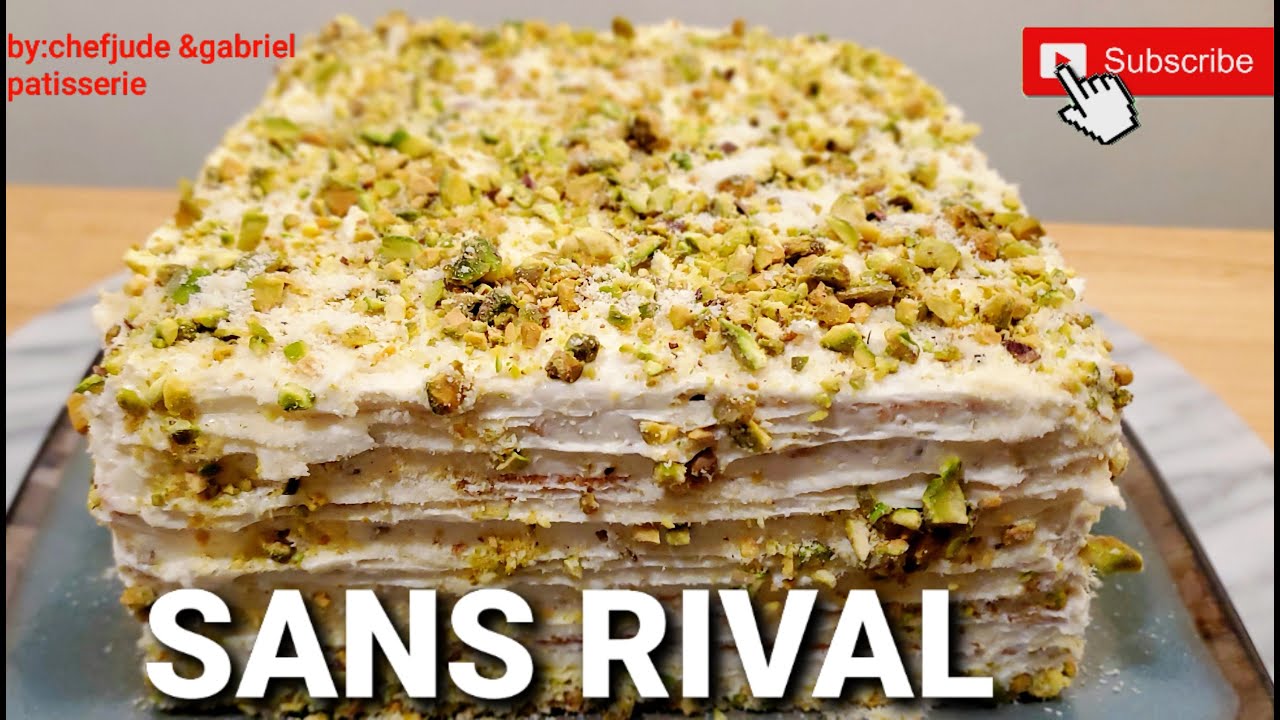 How to make Perfect Classic Italian SANS RIVAL ( Almond Pistachio Sans ...