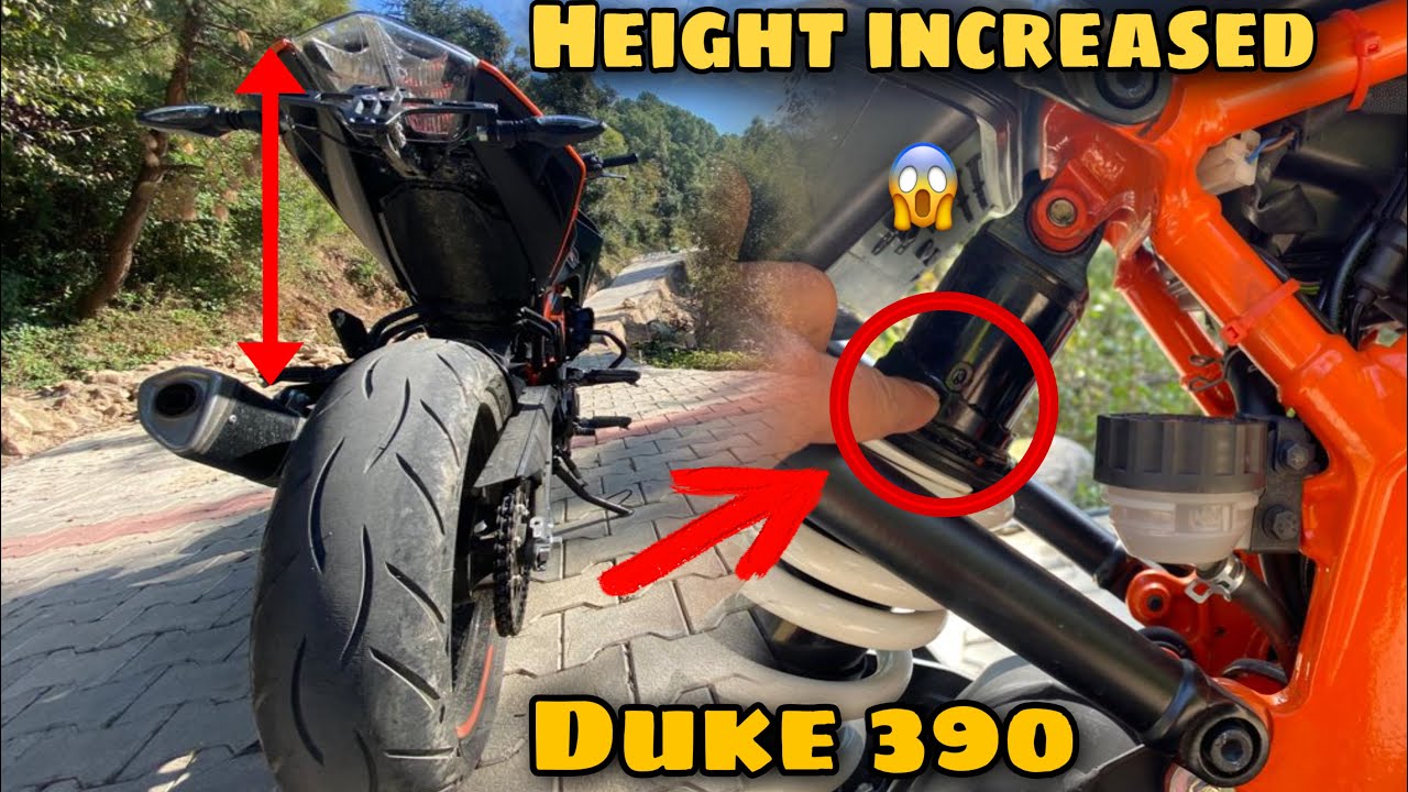 Height Increased 😱 || KTM DUKE 390 (bs6)🔥 || AsHu46 - YouTube