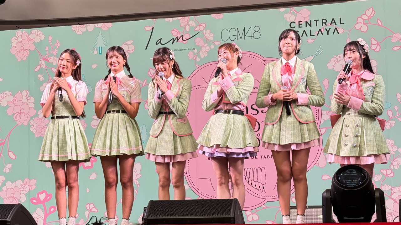CGM48 - Sakura Minna de Tabeta Roadshow Full FanCam (Central Salaya ...