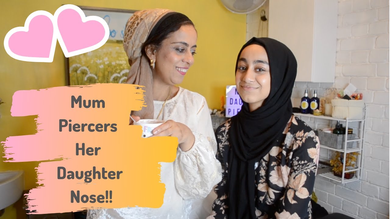 Mum Piercing Her Baby Girls Nose! - YouTube