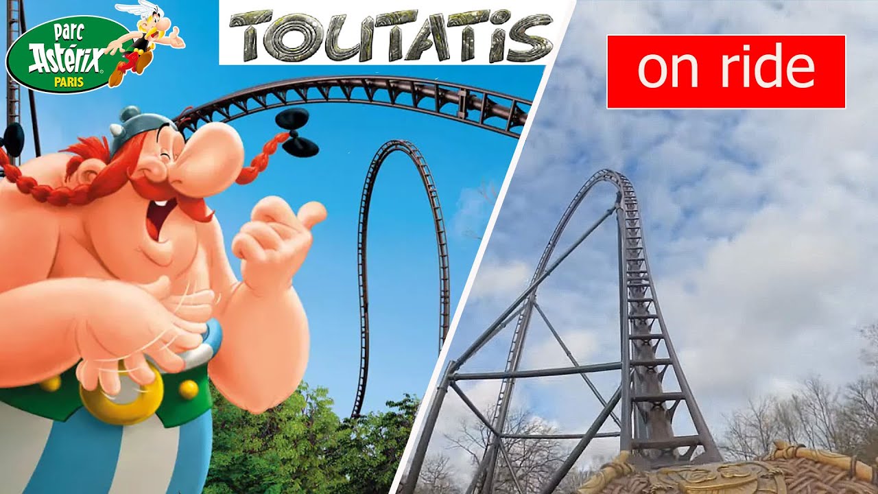 ON RIDE TOUTATIS + NOUVEAU RESTO PARC ASTÉRIX - YouTube