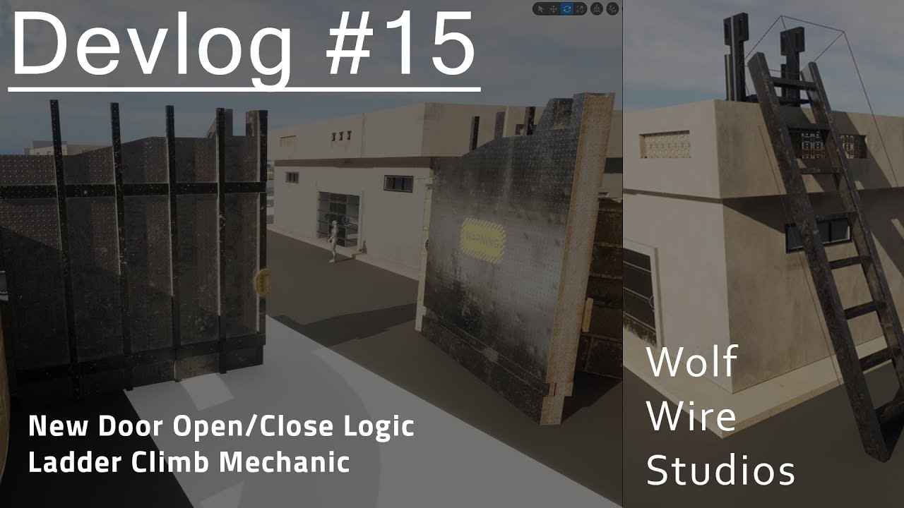 Devlog #15 - UE5 - Doors and Ladders #13hours - YouTube