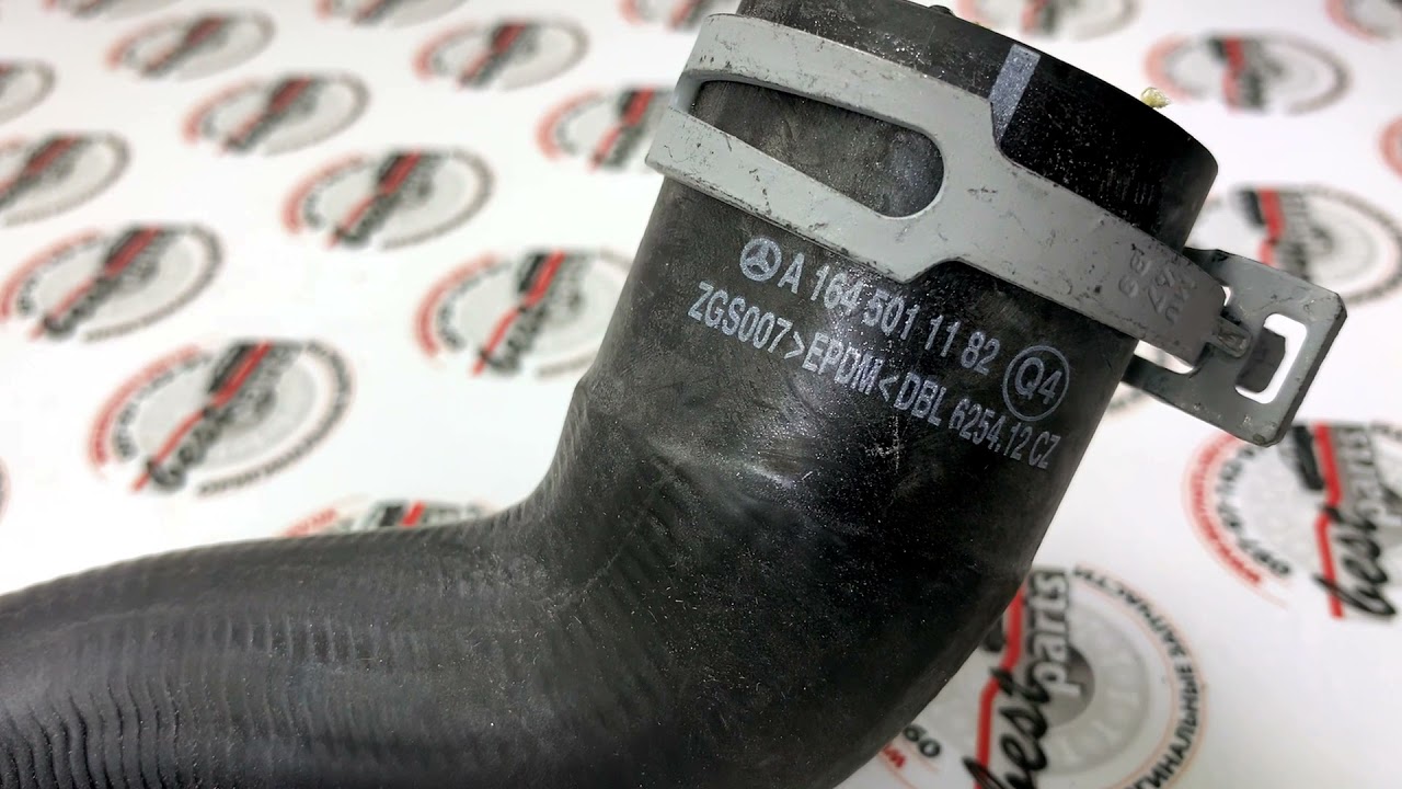 A1645011182, A 164 501 11 82 Патрубок (Шланг) радиатора нижний правый ...