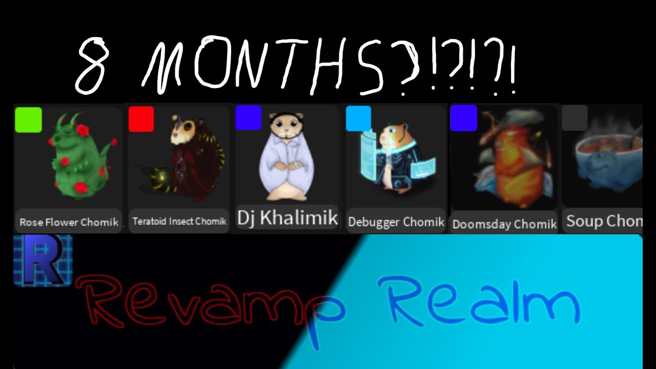 Find The Chomiks - Revamp Realm last update. - YouTube