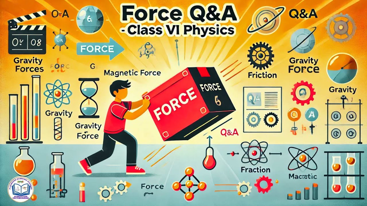 Master Force in Physics | Class VI Q&A Guide#"E Learning Academic ...
