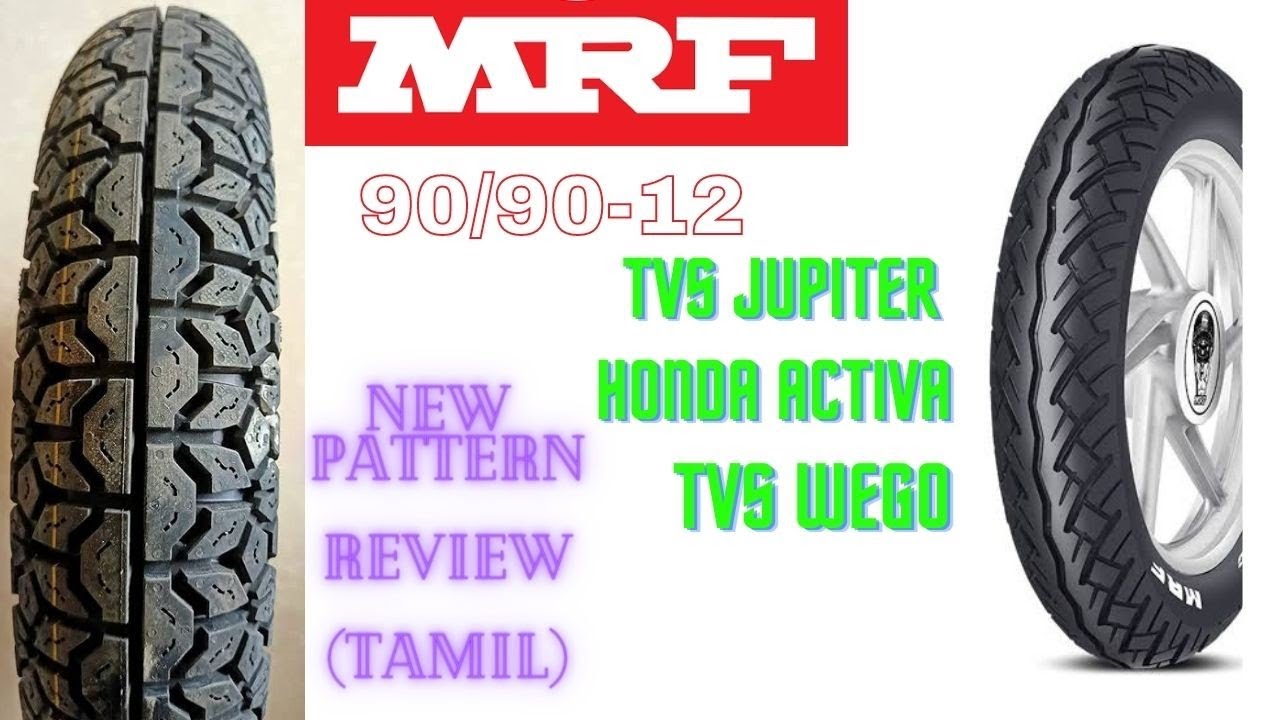 MRF SCOOTER TYRES|| 90/90-12 NEW PATTERN #MRF #zapper #zapperfi # ...