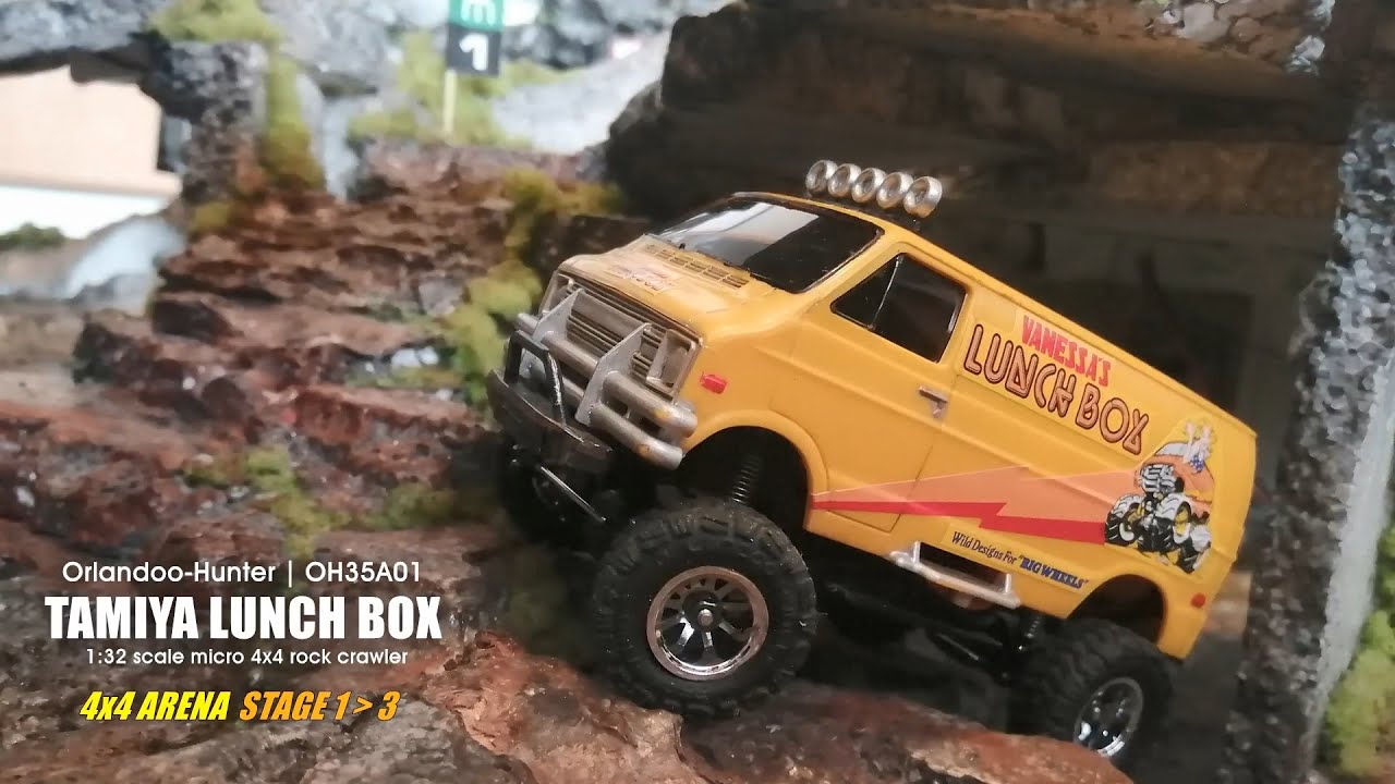 1:32 micro Tamiya Lunch Box crawler (Orlandoo Hunter OH35A01) - Stage 1 ...