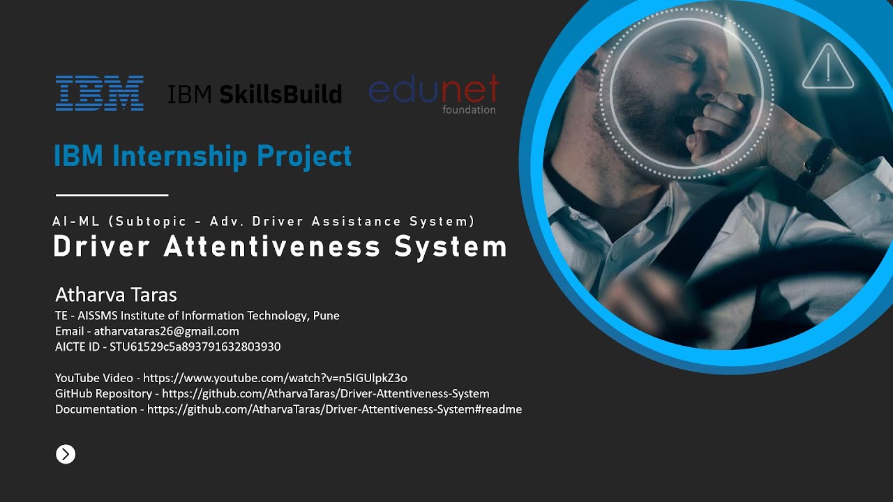 IBM Internship Video Presentation - Atharva Taras - YouTube