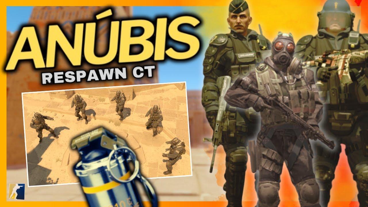 🟠 Anubis: Smokes Essenciais para CT no Respawn #cs2 #skadinha - YouTube