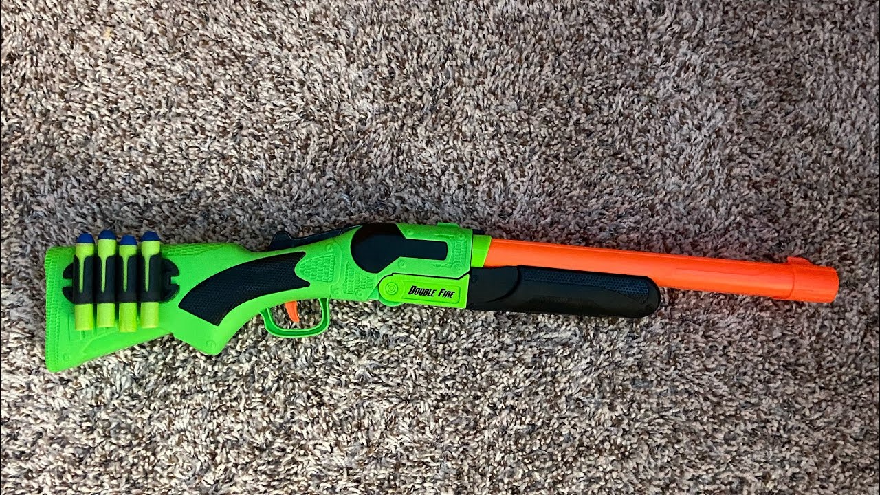 Adventure force double fire twin barrel shot gun review - YouTube