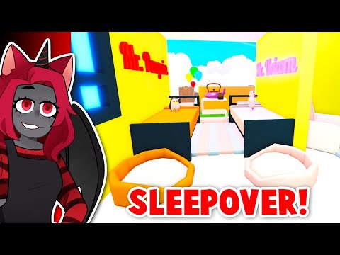 Building The PERFECT Sleepover Room For PETS In Adopt Me! (Roblox ...