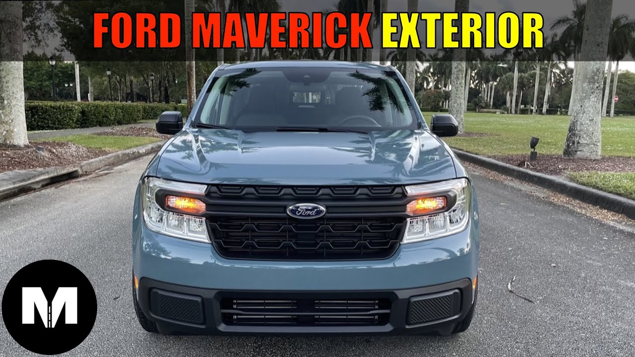 Ford Maverick Exterior Tour: Hands On Features, Design, Details - YouTube