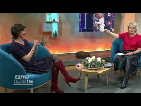 Kristina Hortenbach in Spike Heeled Suede Leather Knee Boots [1080p ...