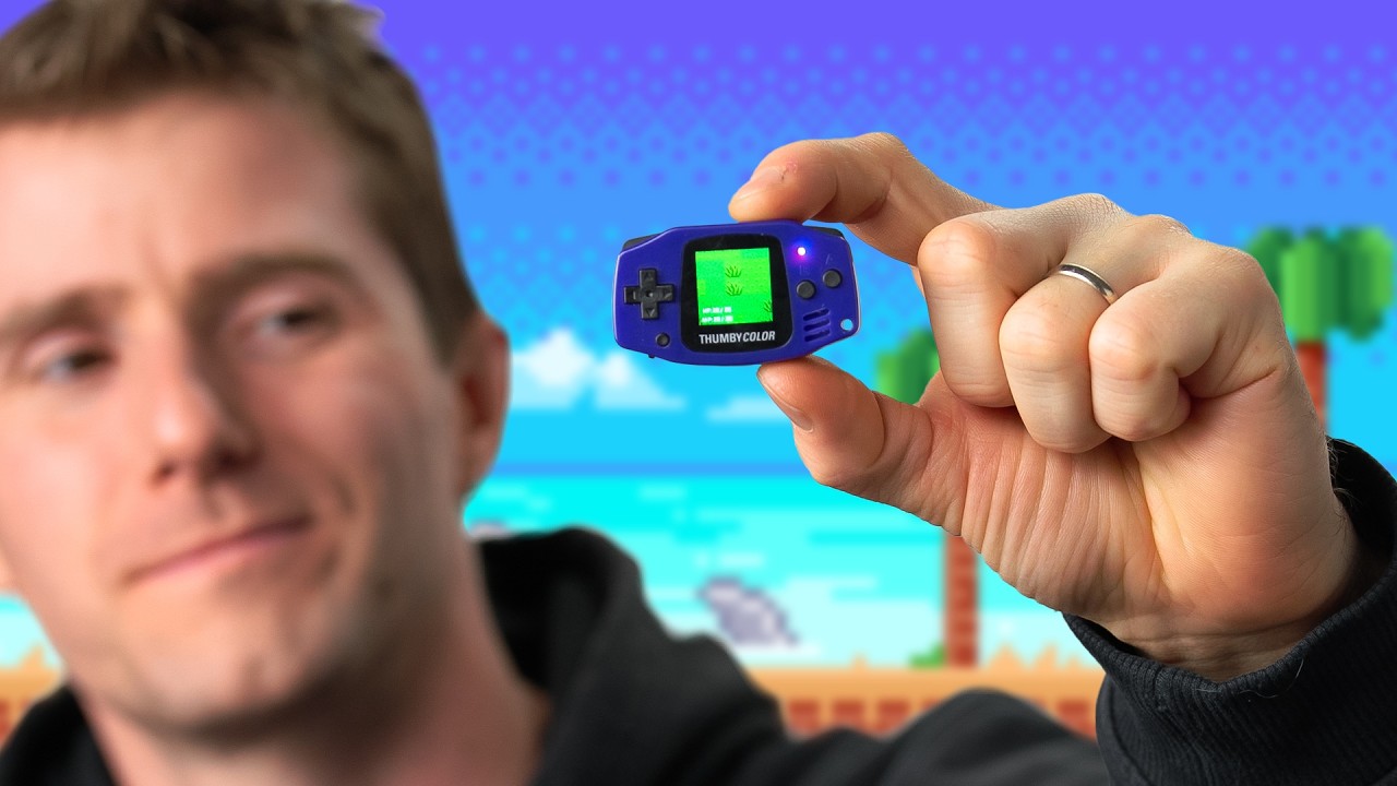 Finally. A console made for my hands. - Thumby Color - YouTube