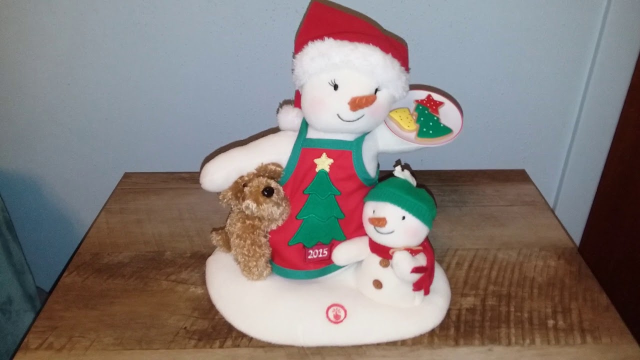 HALLMARK TIME FOR COOKIES SNOWMAN - YouTube