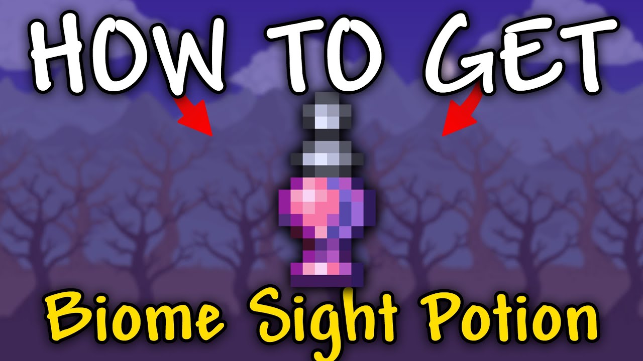 How to get Biome Sight Potion in terraria | Biome Sight Potion guide ...