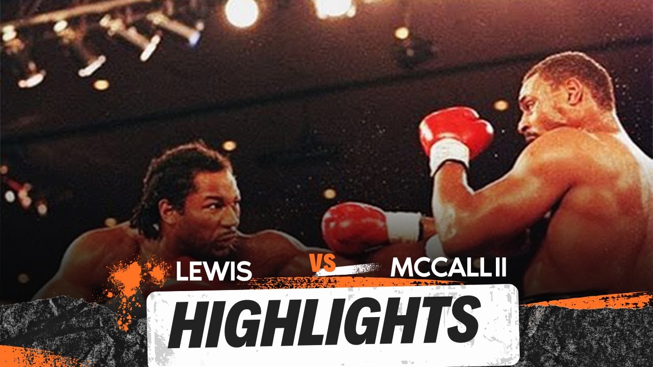 The Lennox Lewis Fight That Should Have Been Stopped | McCall’s ...