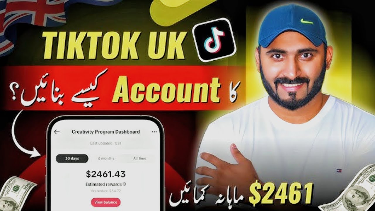 How to Create TIKTOK UK Account Without VPN and Sim in Pakistan | Tiktok UK Account kesy bnayen ...