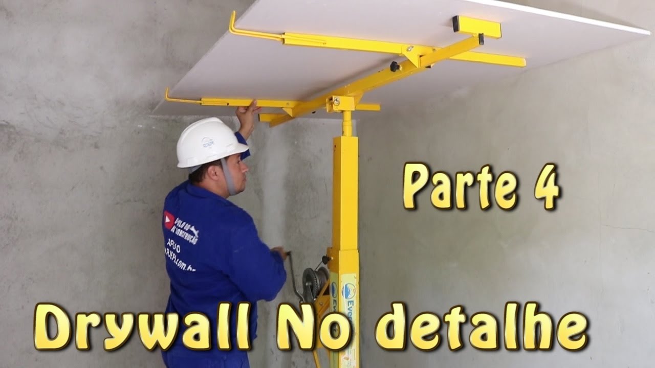 forro de Drywall Passo A Passo parte 4 18/03/2017 - YouTube