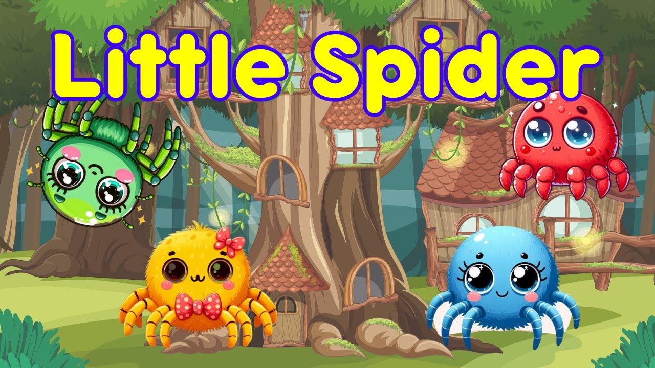 "The Adventures of the Little Spiders" | Nursery Rhymes for Babies ...