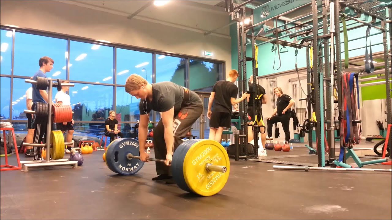 210 kg (462 lbs) deadlift - 17 years old - YouTube