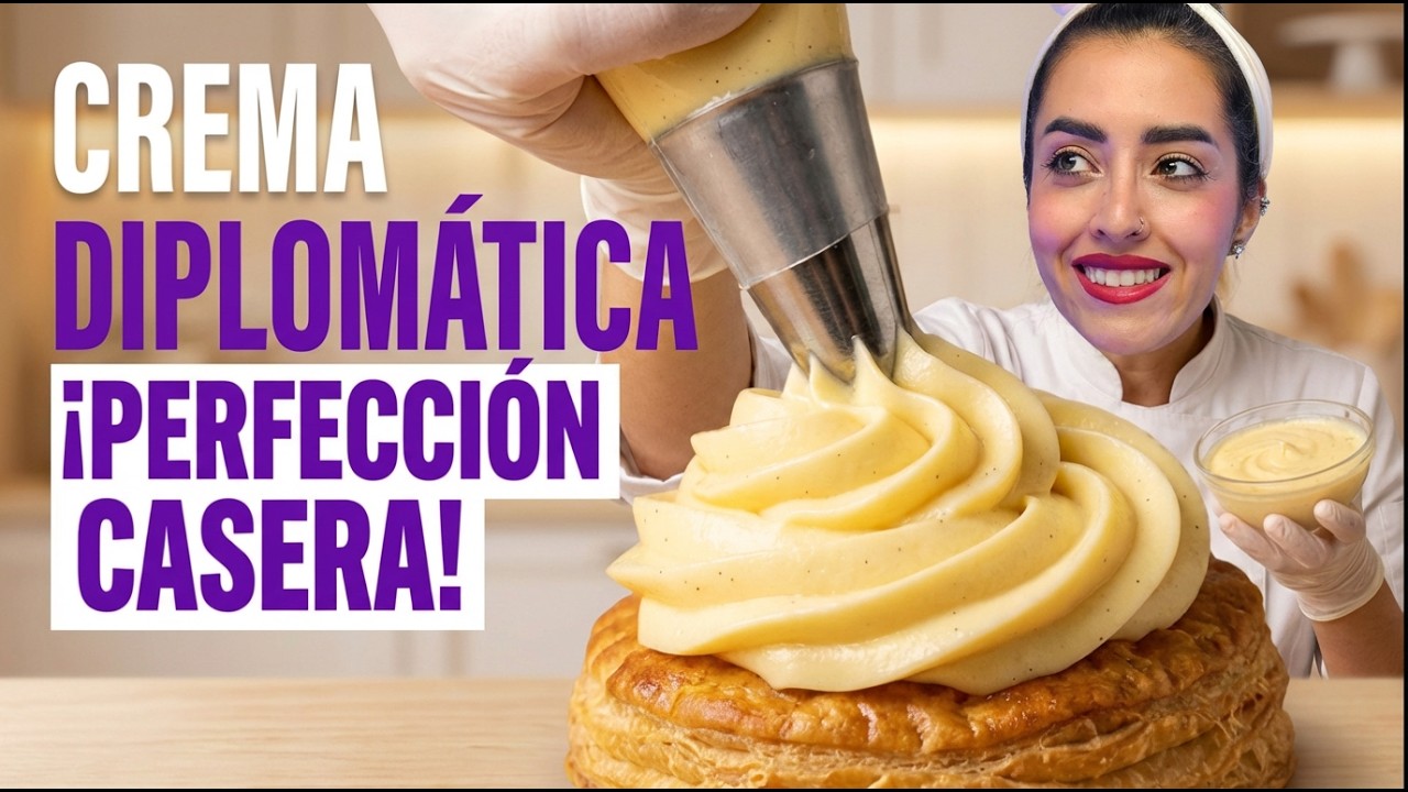 "La Crema Perfecta para Tus Pasteles: Diplomática Hecha en Casa 🍰 ...