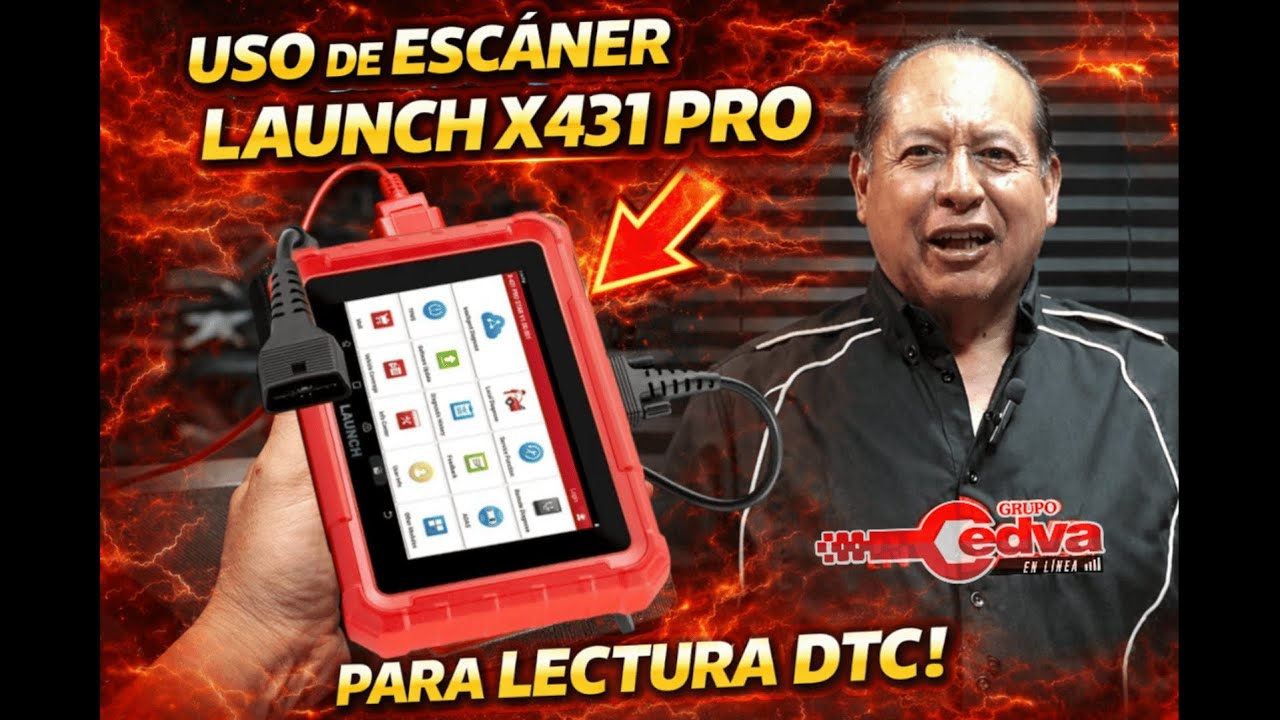 Uso de escaner LAUNCH X431 PRO para lectura DTC - YouTube