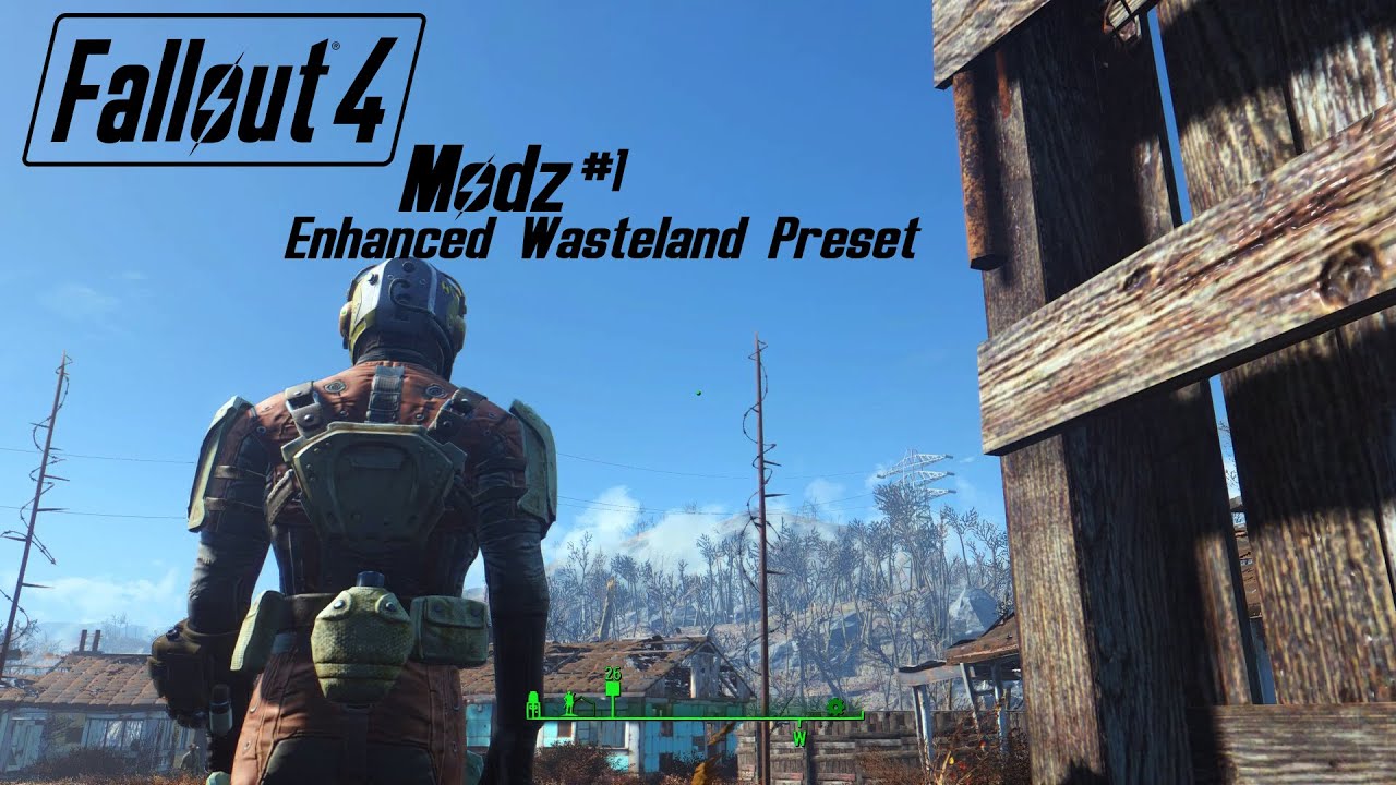 Fallout 4 Modz # 1 Enhanced Wasteland Preset - YouTube