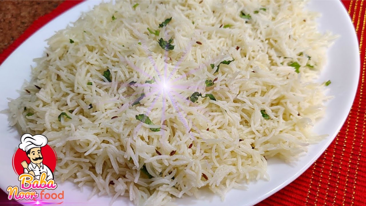 Khila Khila Tadke Wale Chawal | Bhangara Rice Recipe | BaBa Noor Food ...