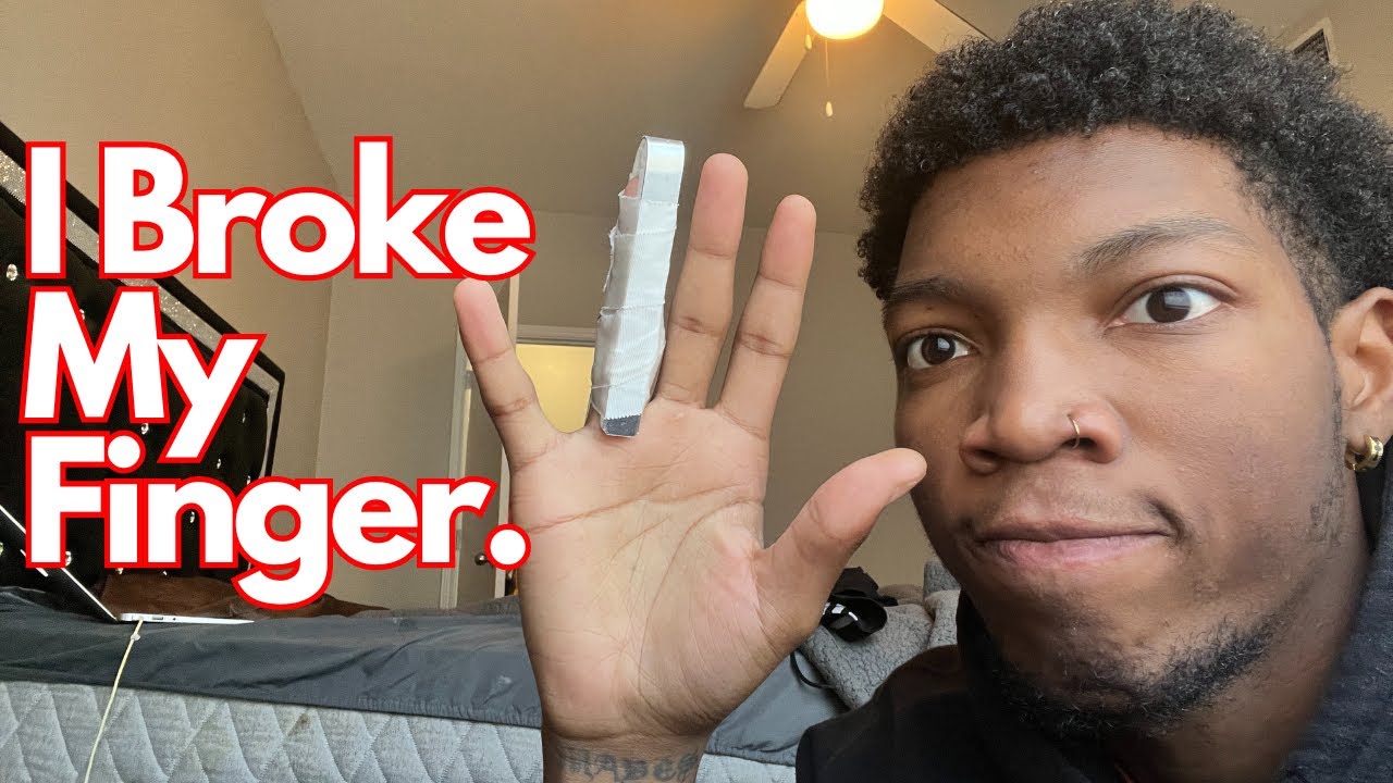 I BROKE MY FINGER??? | Vlog - YouTube