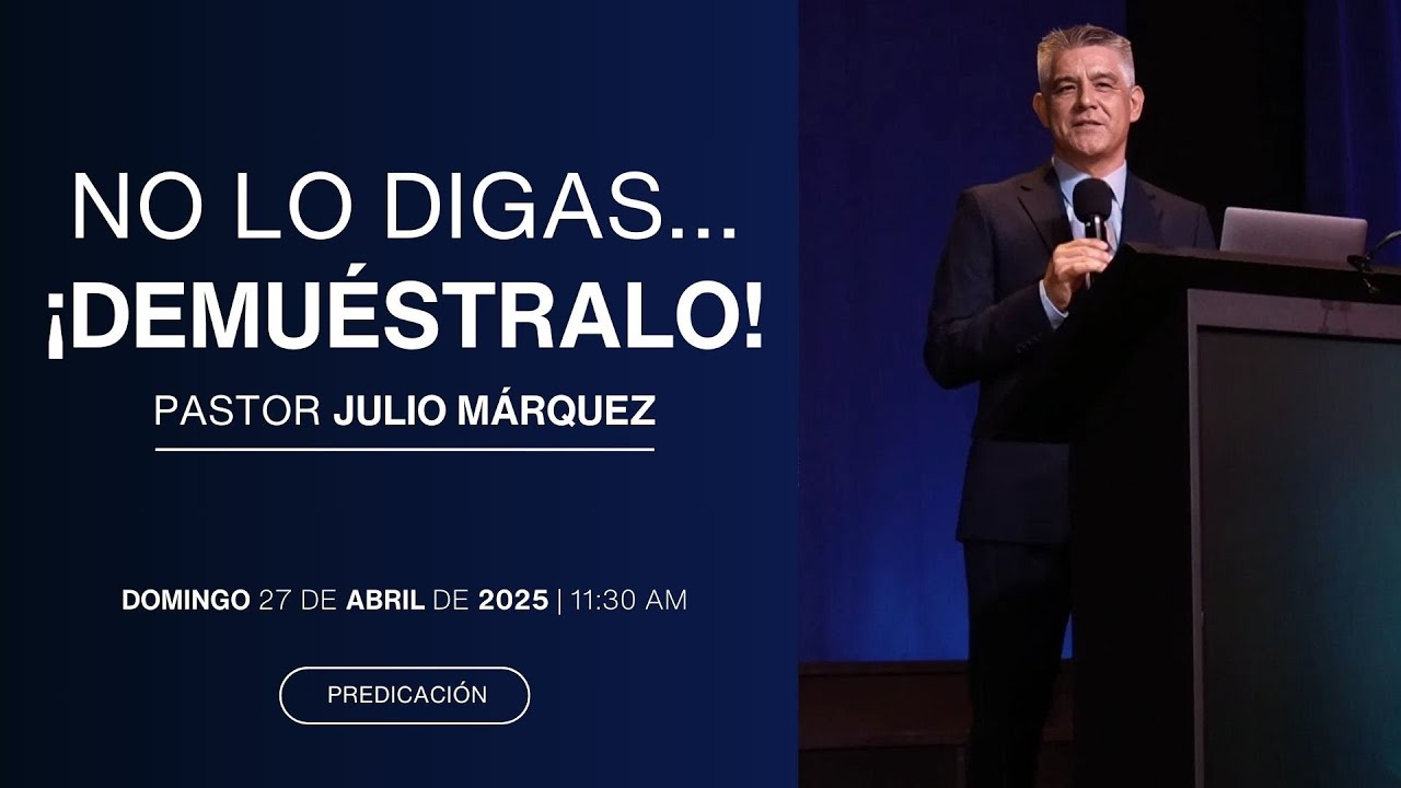 Julio Márquez - No lo digas... ¡Demuéstralo! - YouTube