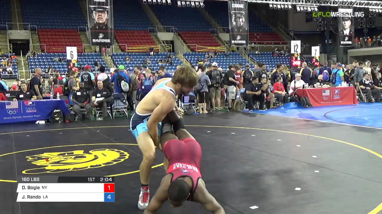 Junior FS 160 Round of 128 - Daniel Bogie (NY) vs. Jake Rando (LA ...