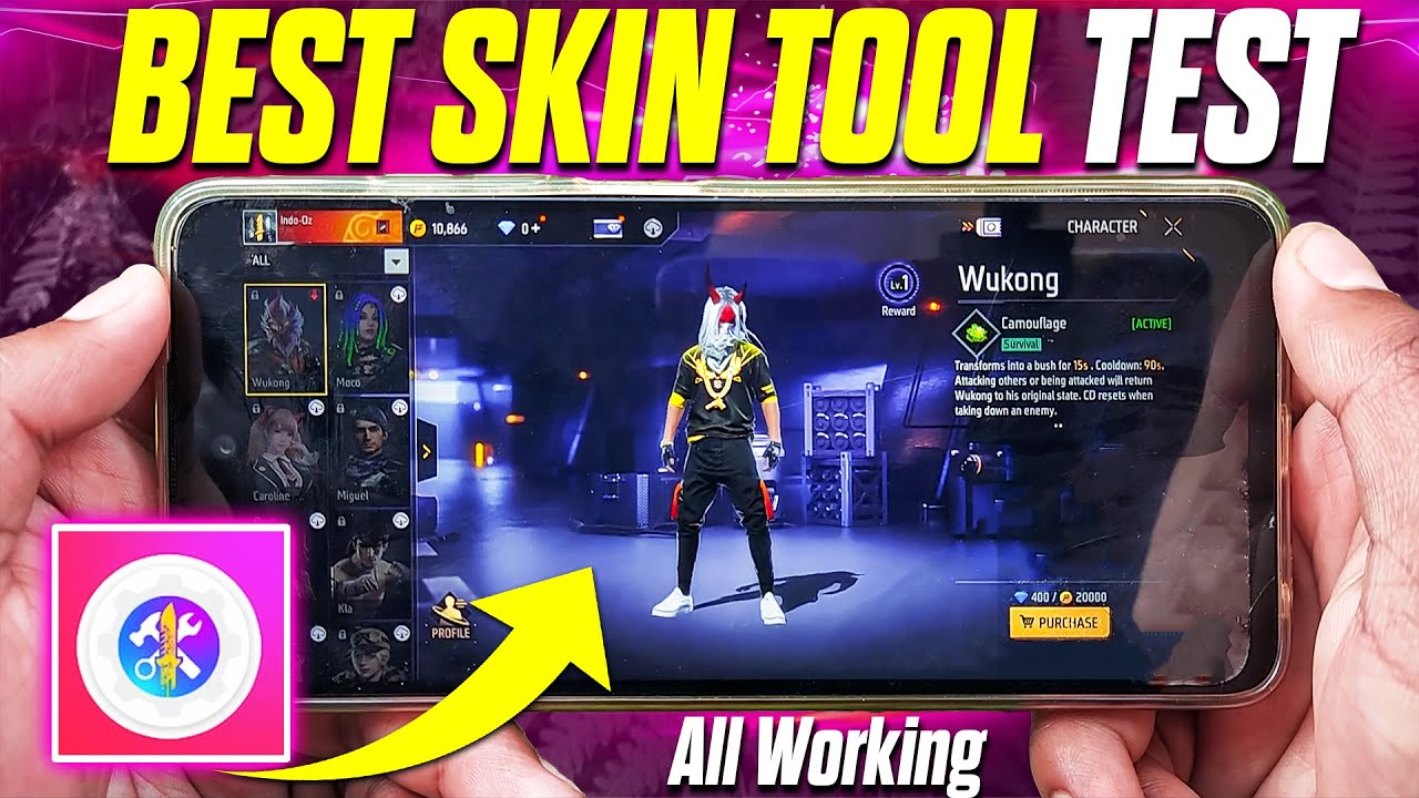 3 Best Free Fire Skin Tool Test 2025 - YouTube