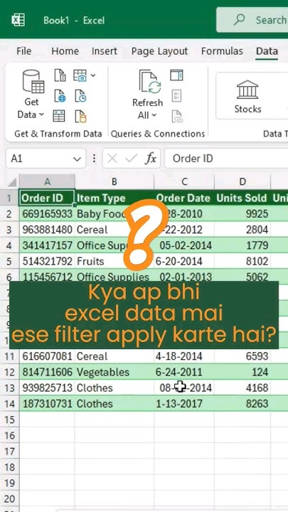 Use shortcut key to Apply Filters 🚀 #exceltech #exceltips #excelshortcuts #excelfunction - YouTube