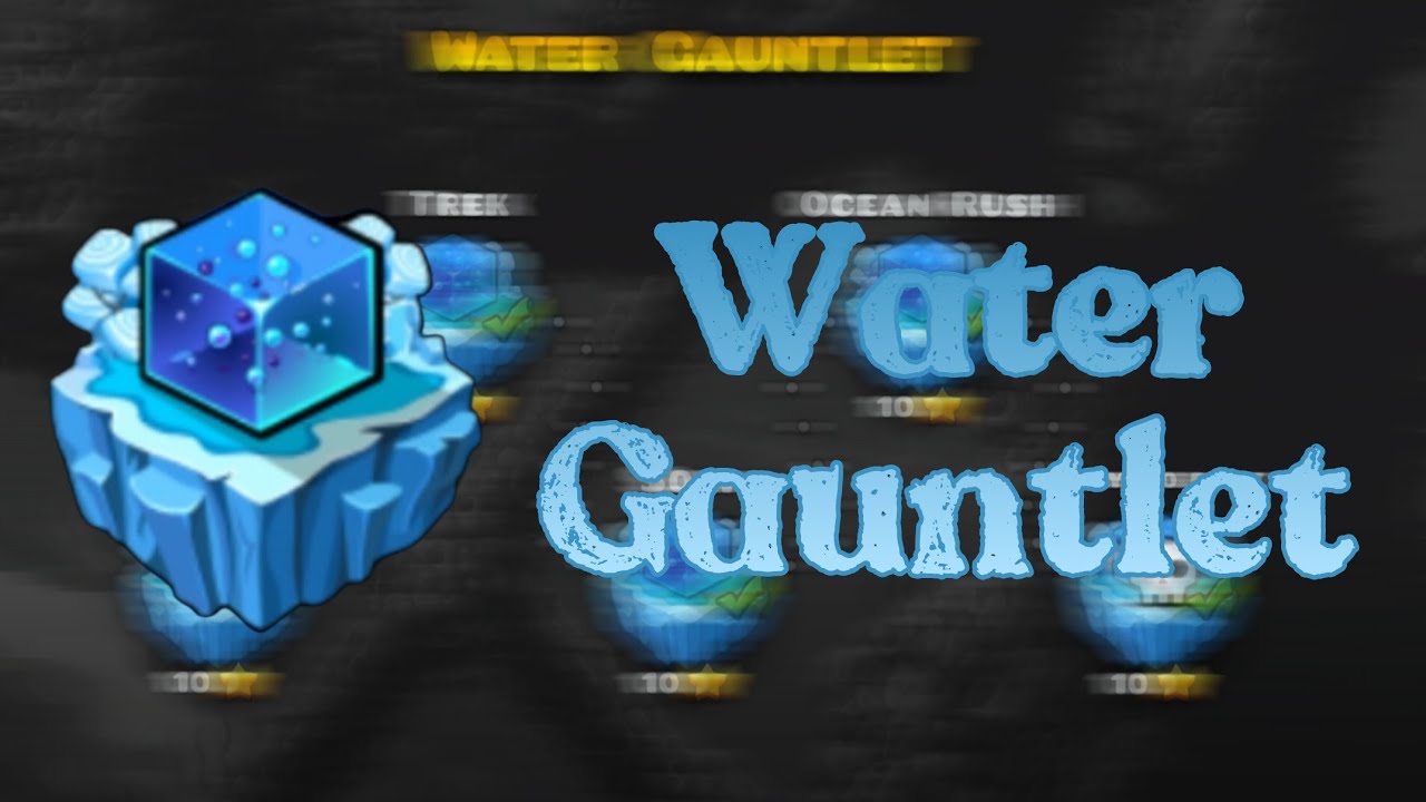 Otro Gauntlet Nuevo " Water💧Gauntlet " (All levels, Coins) | Geometry ...