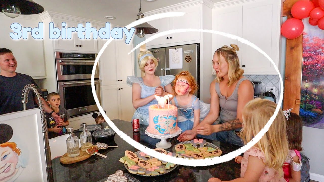Emma's 3RD BIRTHDAY DISNEYLAND party!!! - YouTube